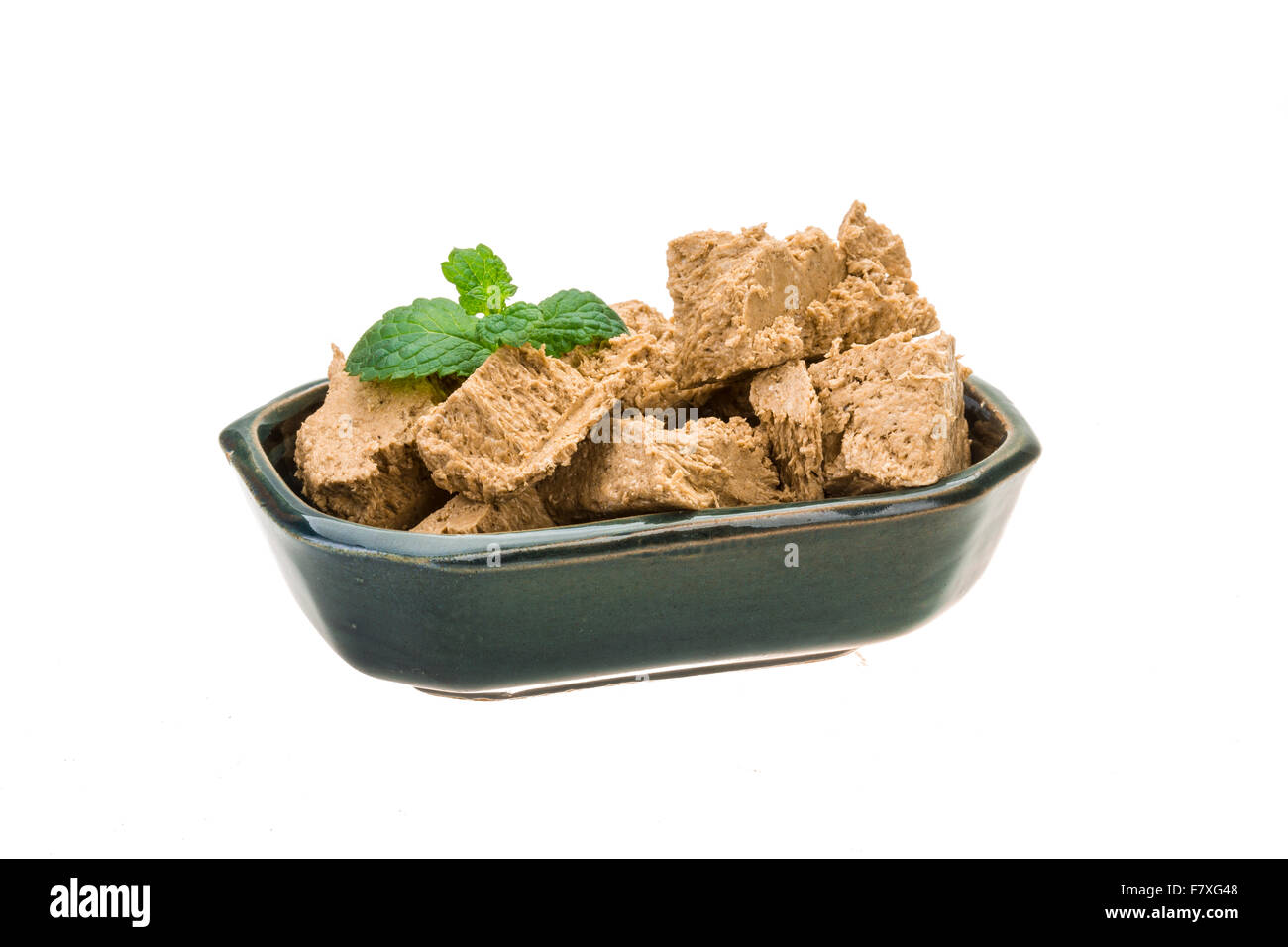 Sunflower Halva isolated studio macro shoot Stock Photo - Alamy