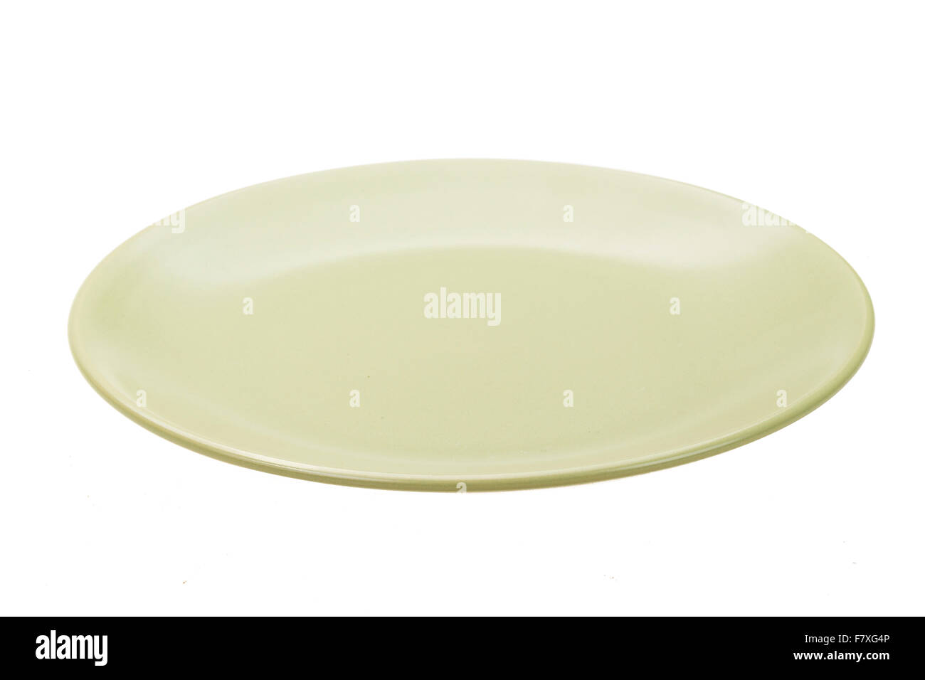 Light plate isolated on white Stock Photo - Alamy