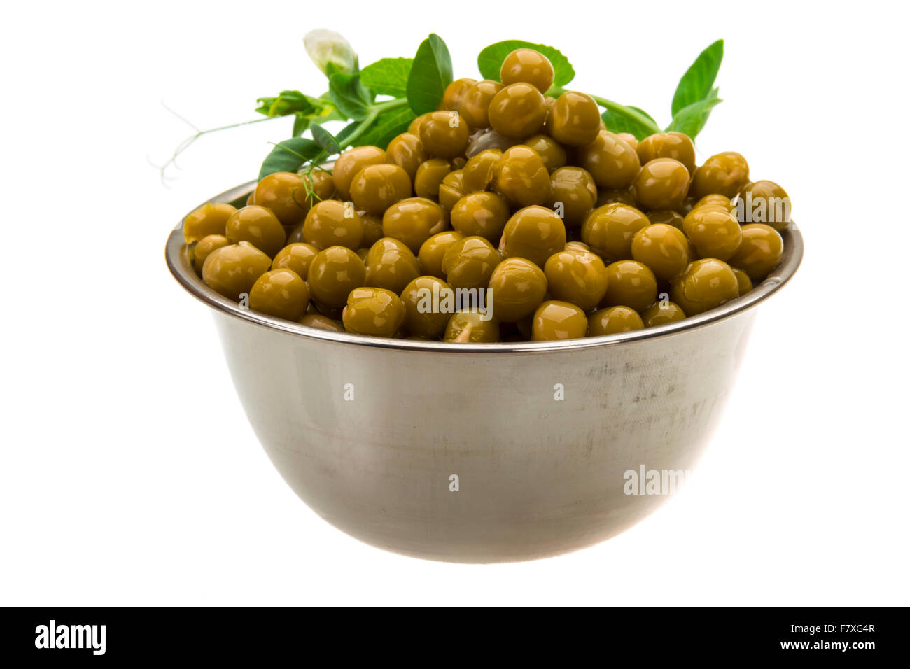 Marinated green peas with branch Stock Photo - Alamy