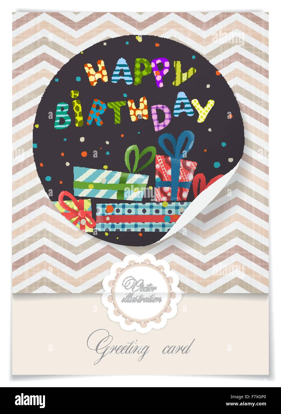 Greeting Card Design, Template Stock Vector Image & Art - Alamy