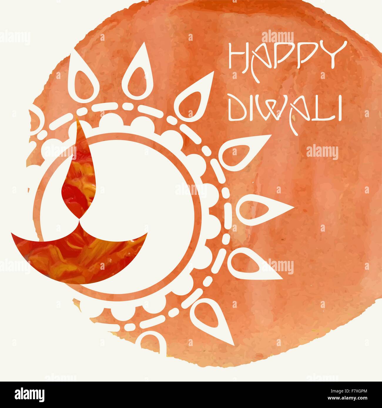 Indian festival diya lamp Stock Vector Images - Alamy