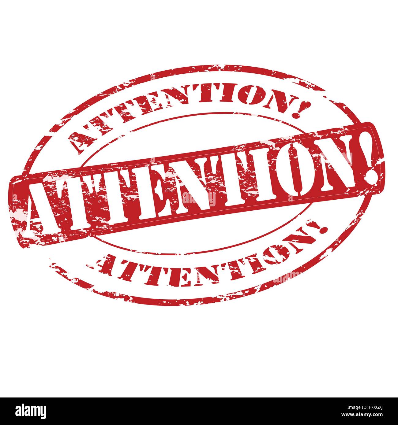 Attention stamp hi-res stock photography and images - Alamy