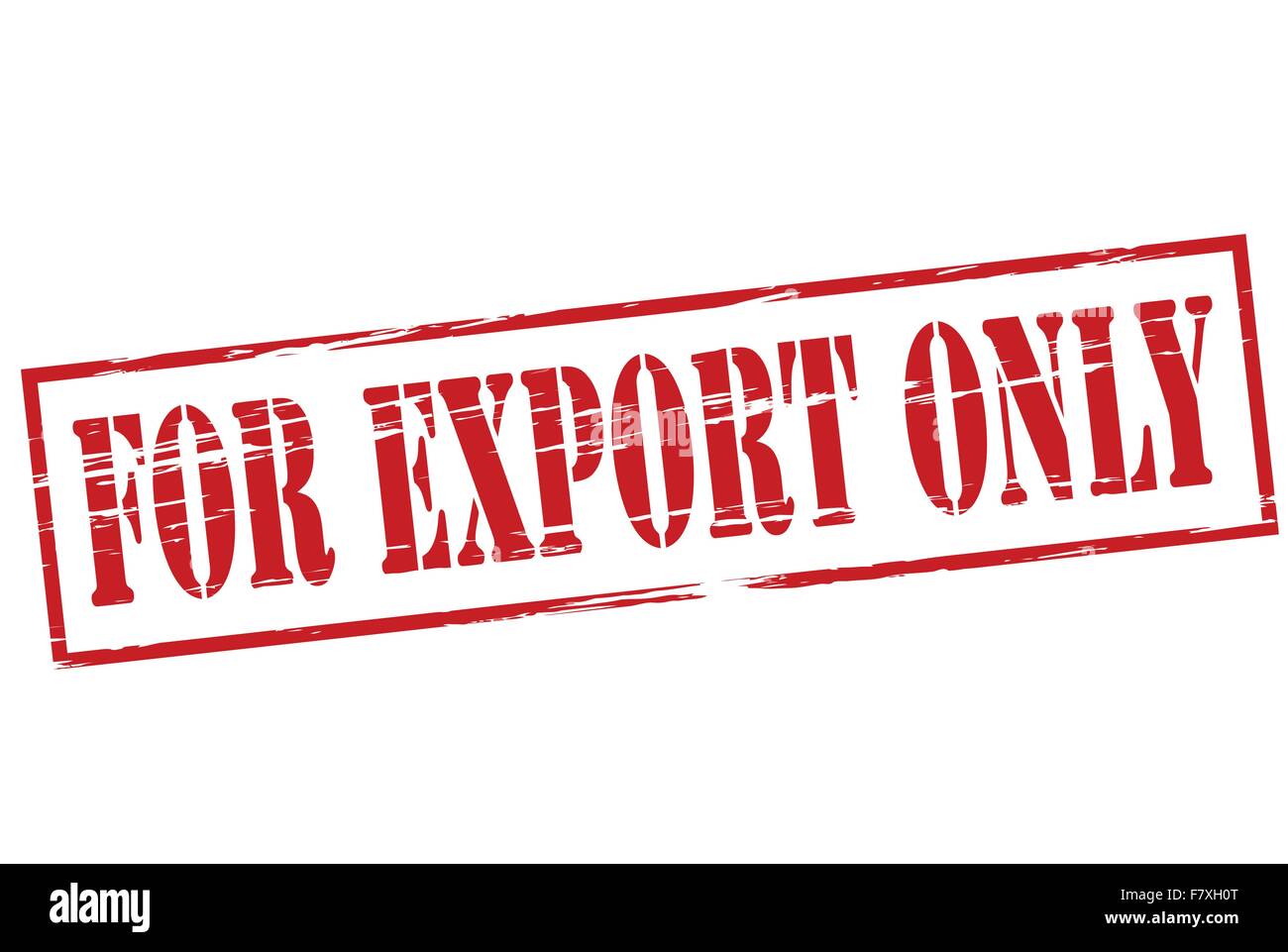 For export only Stock Vector Image & Art - Alamy