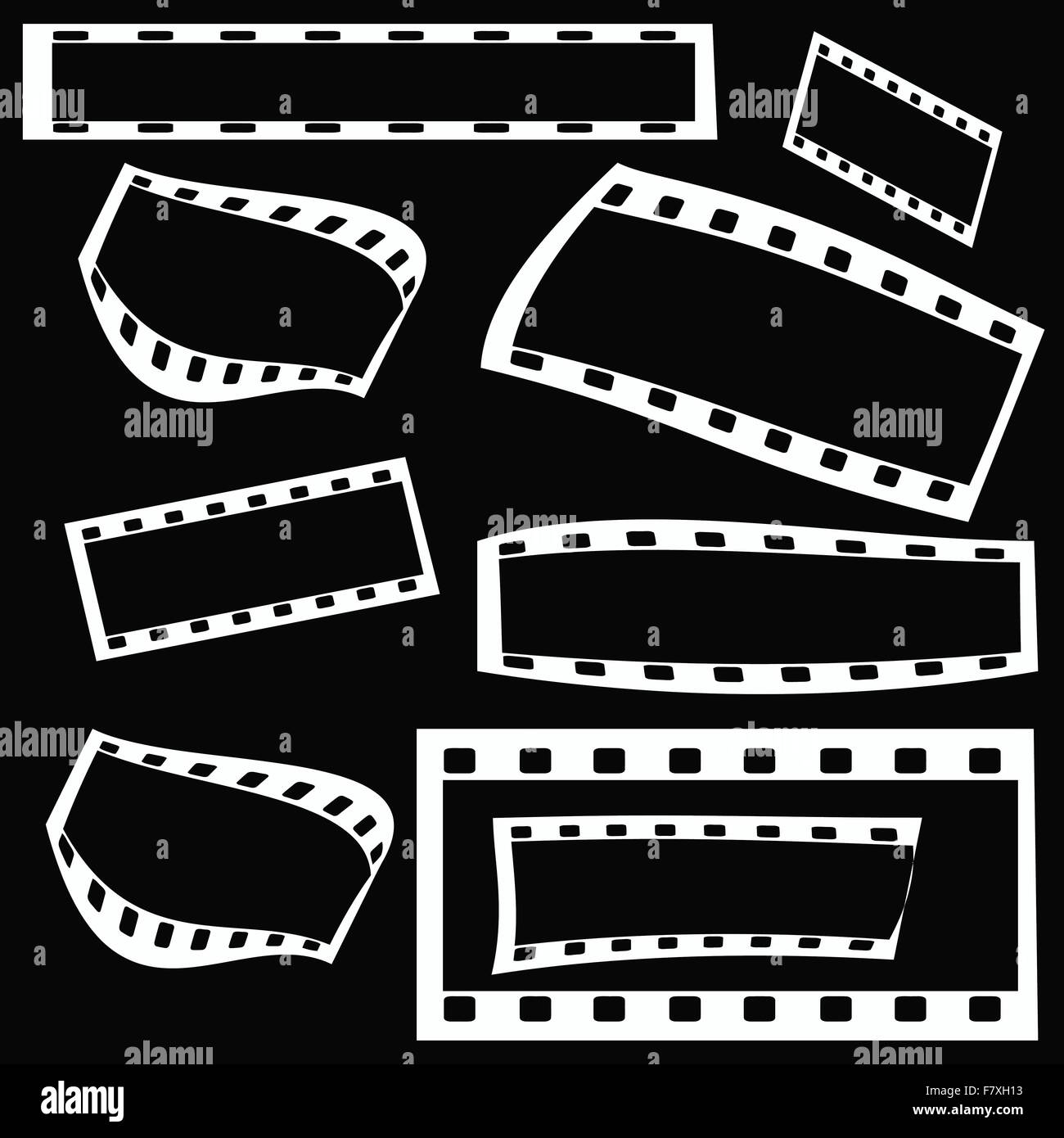 Film strip frames Stock Vector Images - Alamy