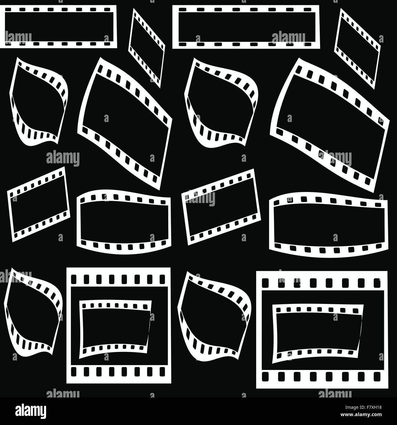 Film strip frames Stock Vector Images - Alamy