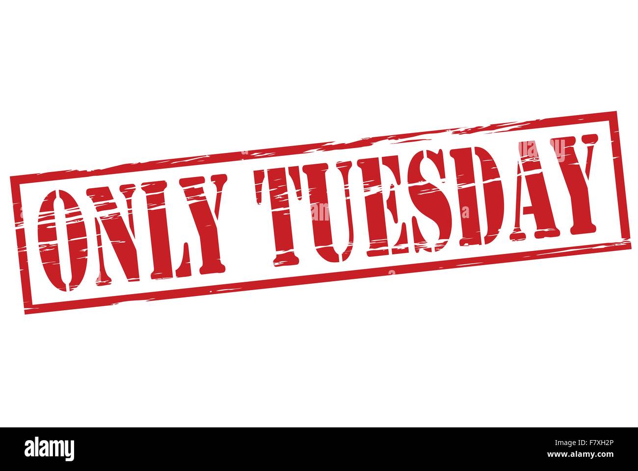 Tuesday rubber stamp hi-res stock photography and images - Alamy