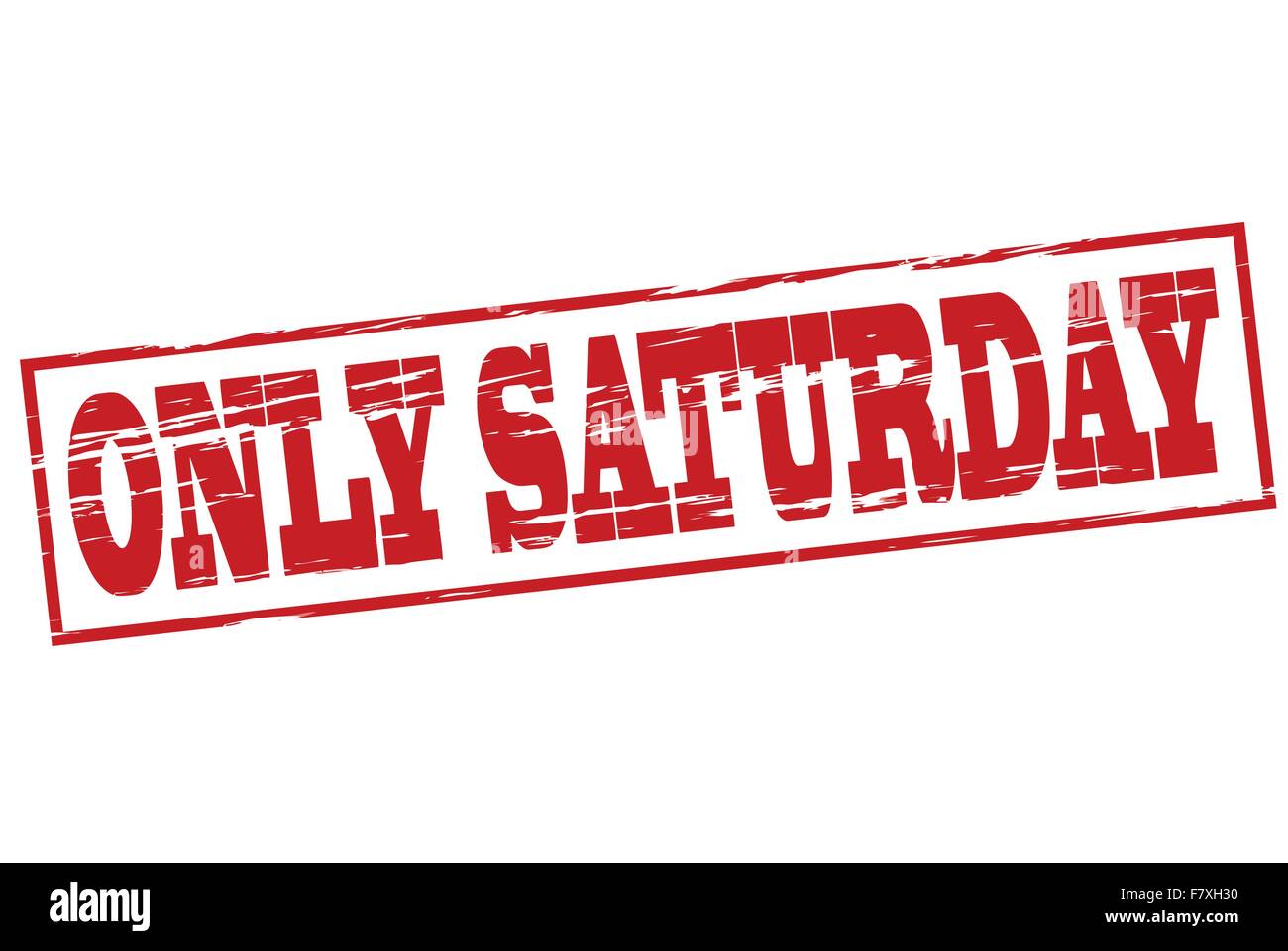 Saturday stamp hi-res stock photography and images - Alamy