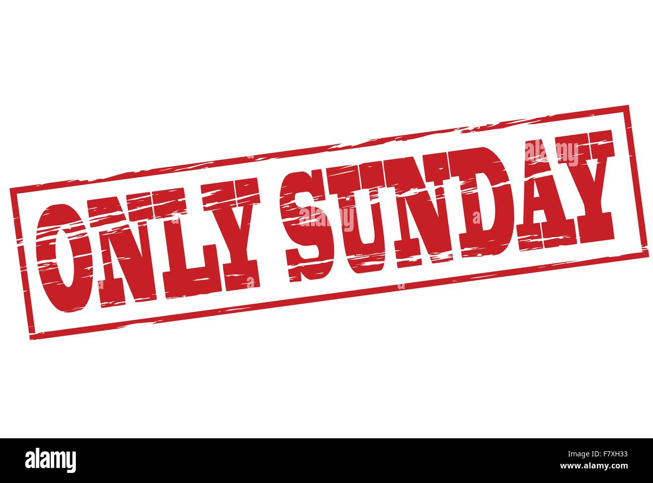 Sunday stamp hi-res stock photography and images - Alamy