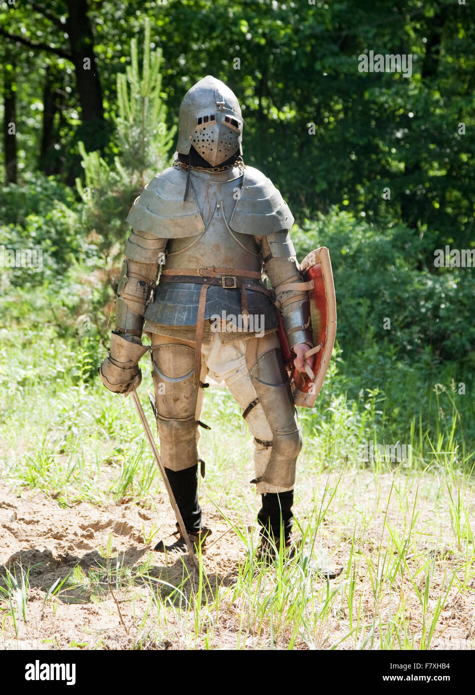Dark knight standing guard hi-res stock photography and images - Alamy