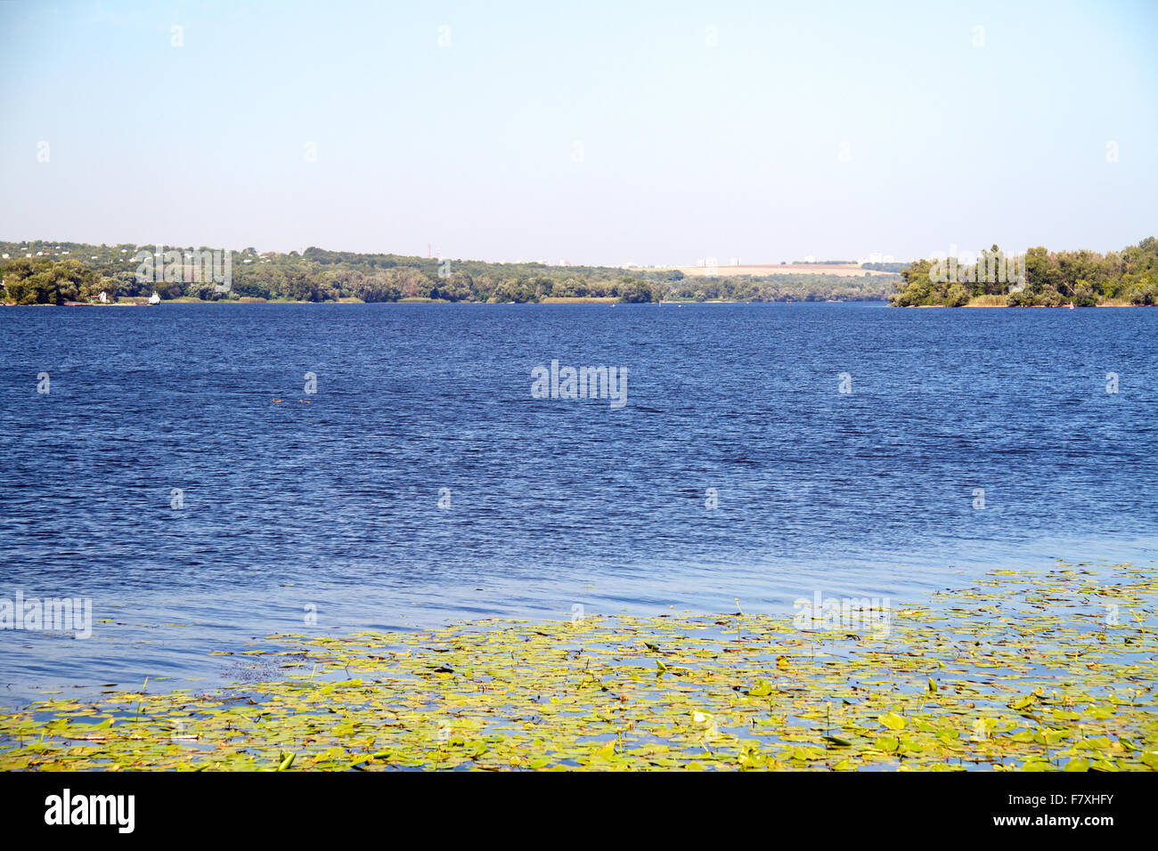 Dnipro river coast in Ukraine Stock Photo - Alamy