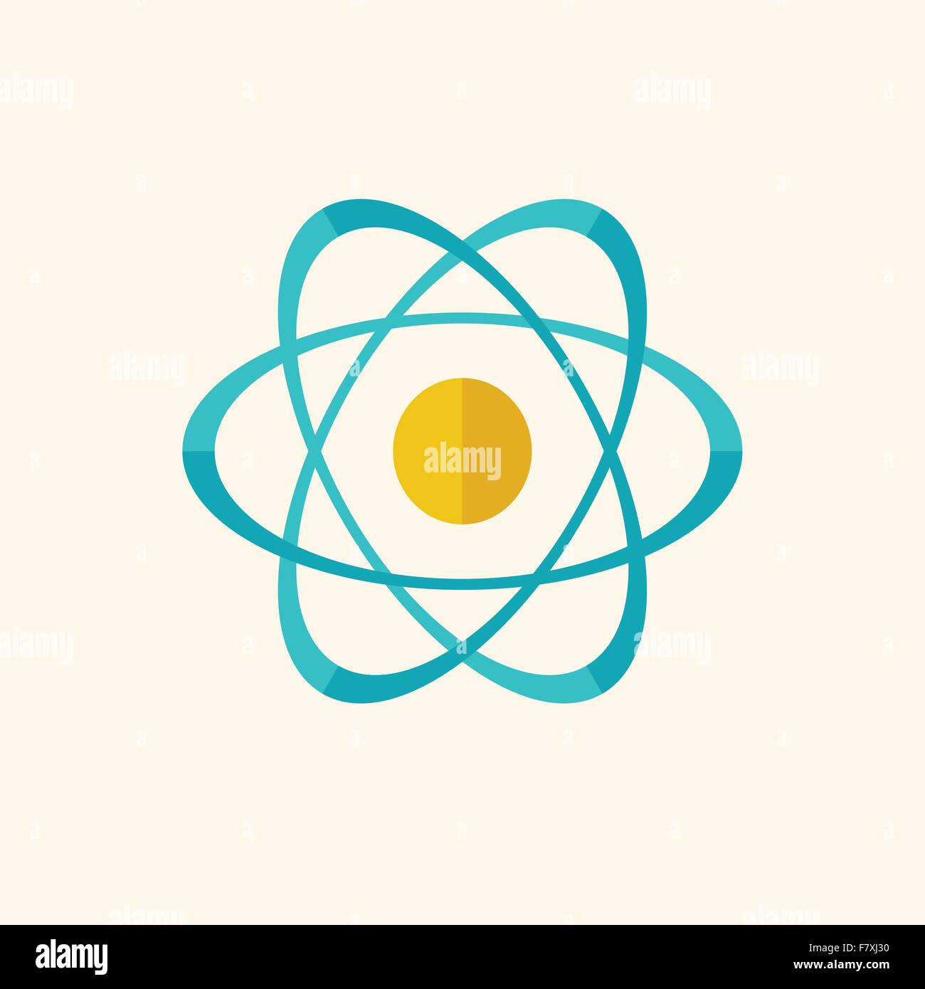 Simple atom icon hi-res stock photography and images - Alamy