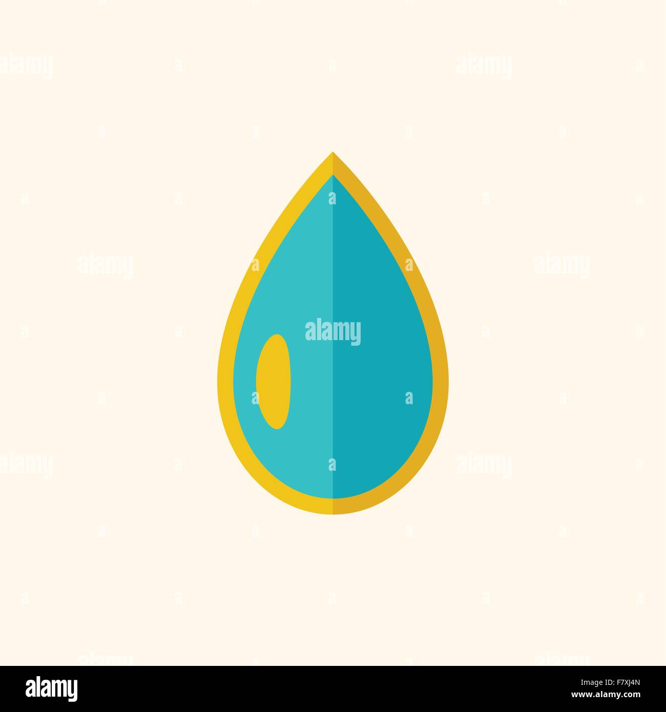 Water Flat Icon Stock Vector Image & Art - Alamy