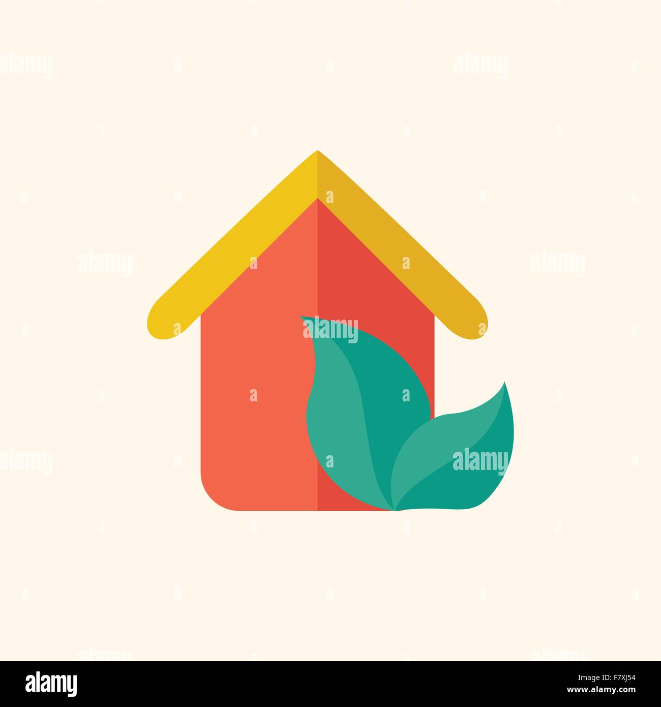 Eco friendly house Stock Vector Images - Alamy
