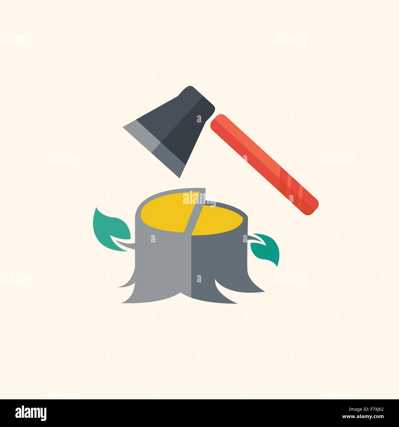 Forestry illustration Stock Vector Images - Alamy