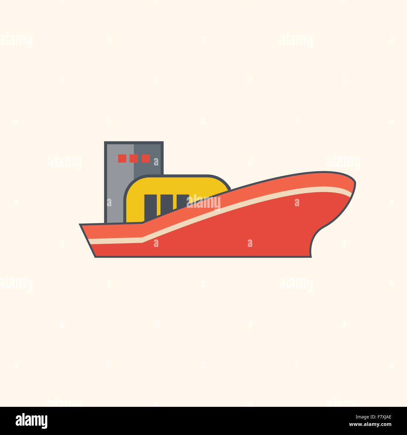 Ship freighter Stock Vector Images - Alamy