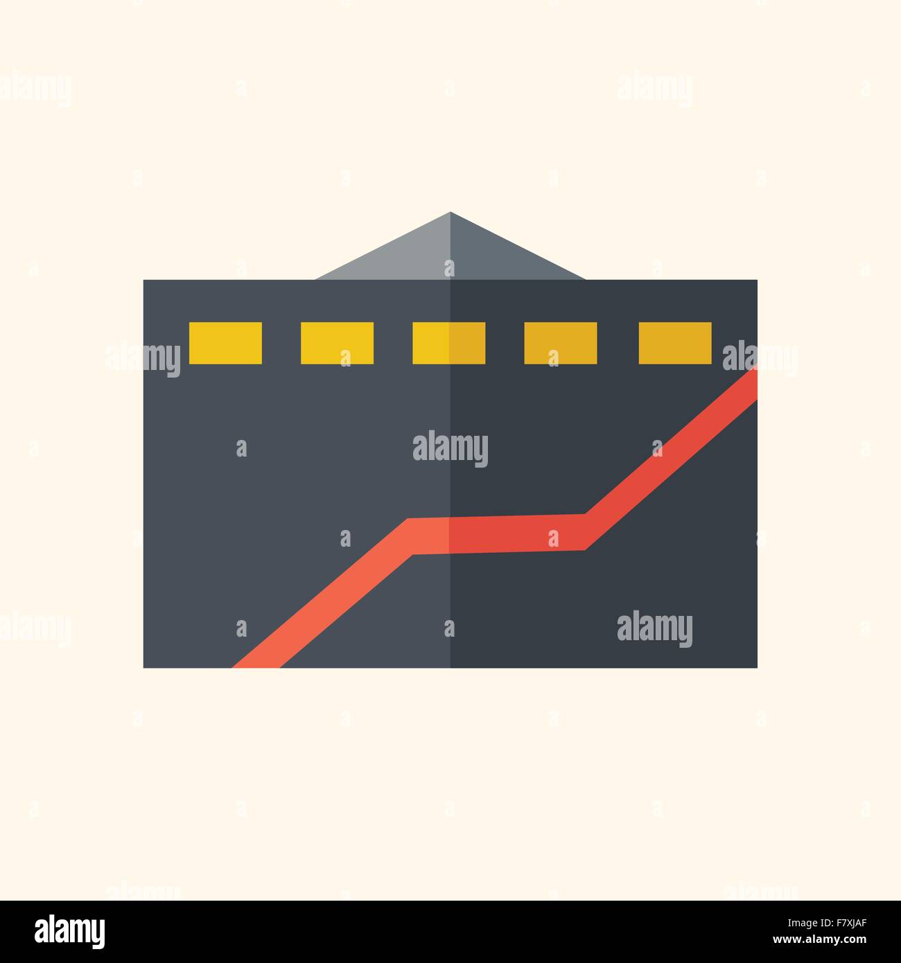 Factory silhouette Stock Vector Images - Alamy