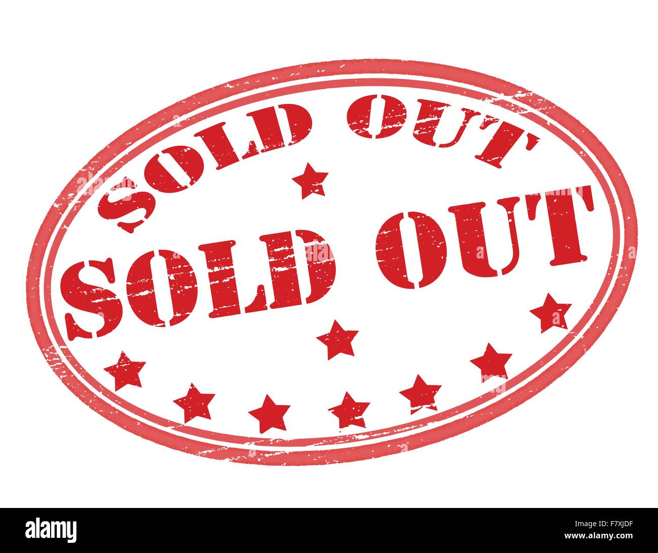 Sold out round red Stock Vector Images - Alamy
