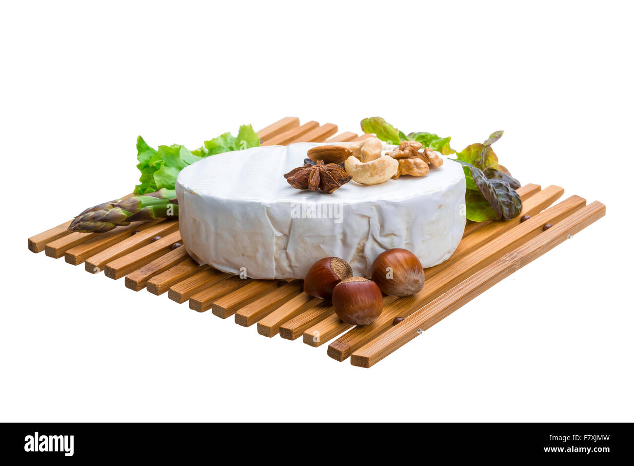 Fresh soft brie cheese Stock Photo - Alamy