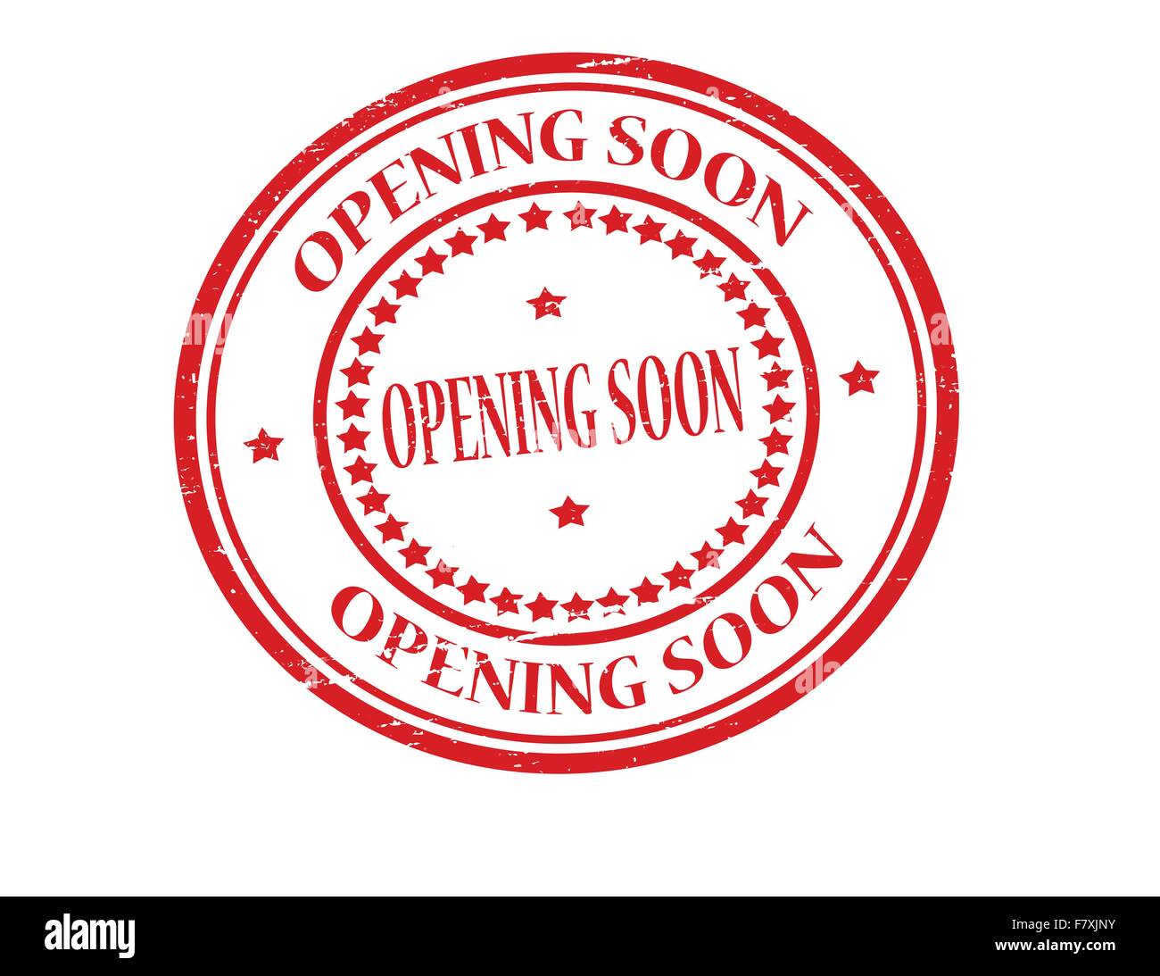 Opening soon stamp hi-res stock photography and images - Alamy