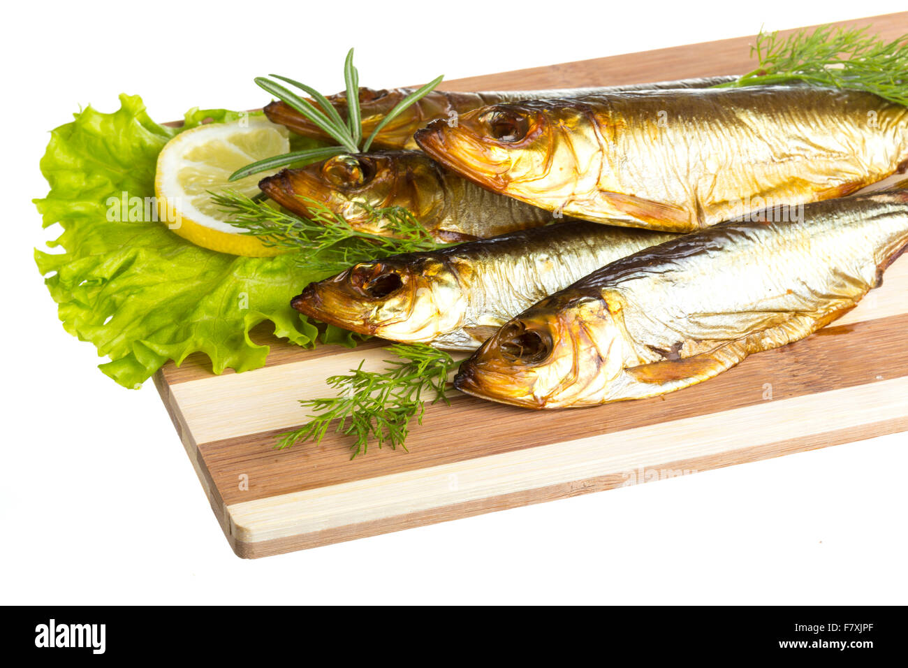 Smoked sprat - appetizing snack Stock Photo - Alamy