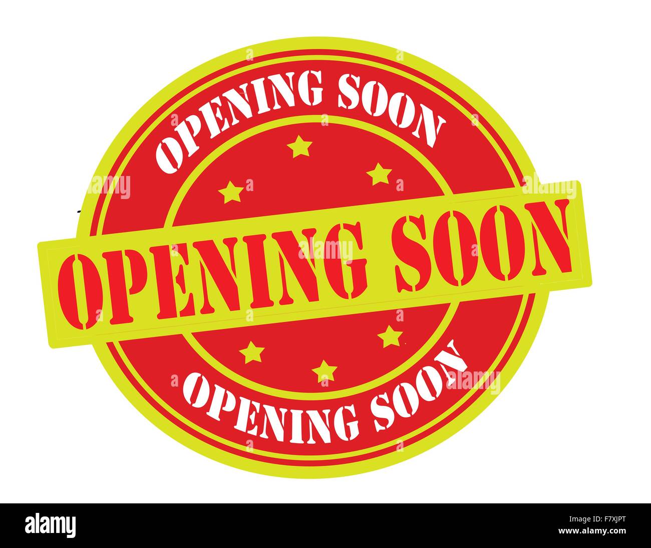 Opening shortly Stock Vector Images - Alamy