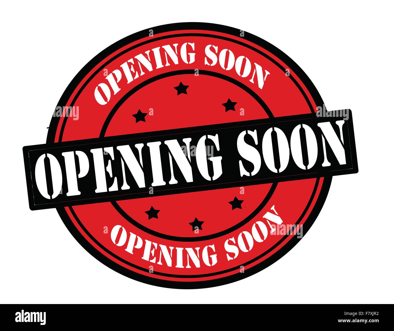 Opening shortly Stock Vector Images - Alamy