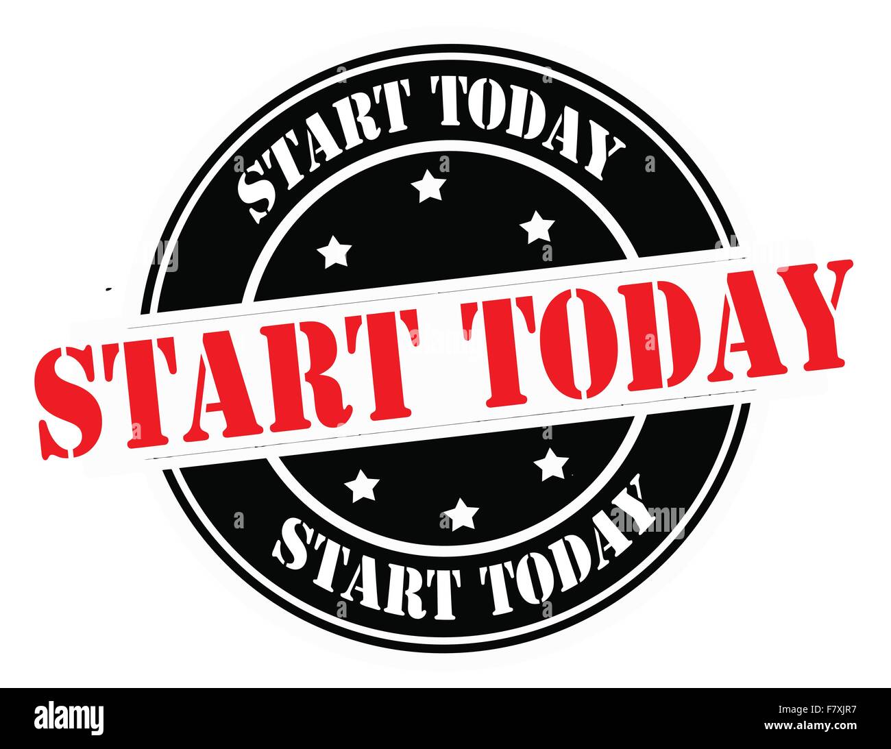 Starting today Stock Vector Images - Alamy