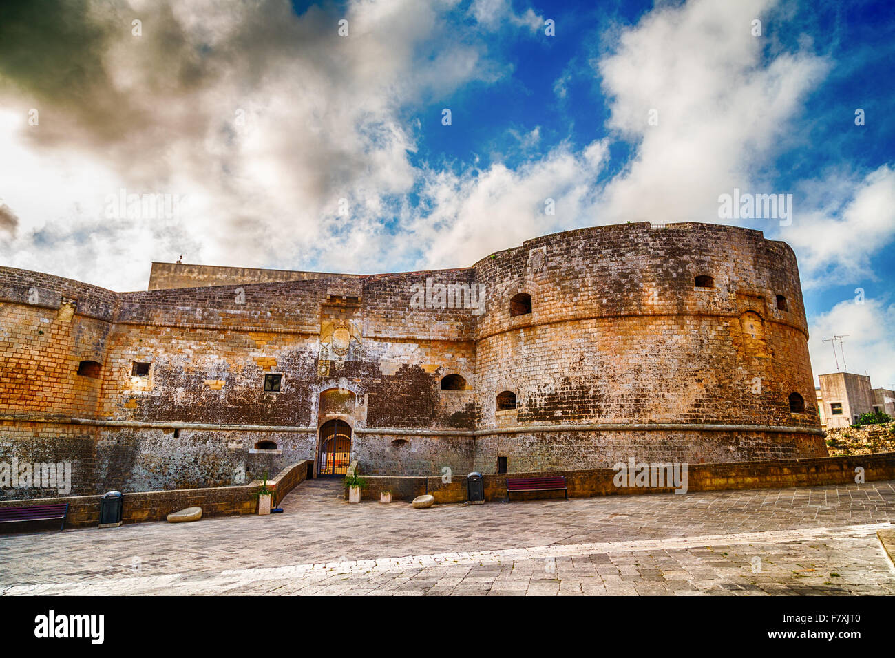 The Castle of Otranto, coastal town of Greek-Messapian origins in Italy ...