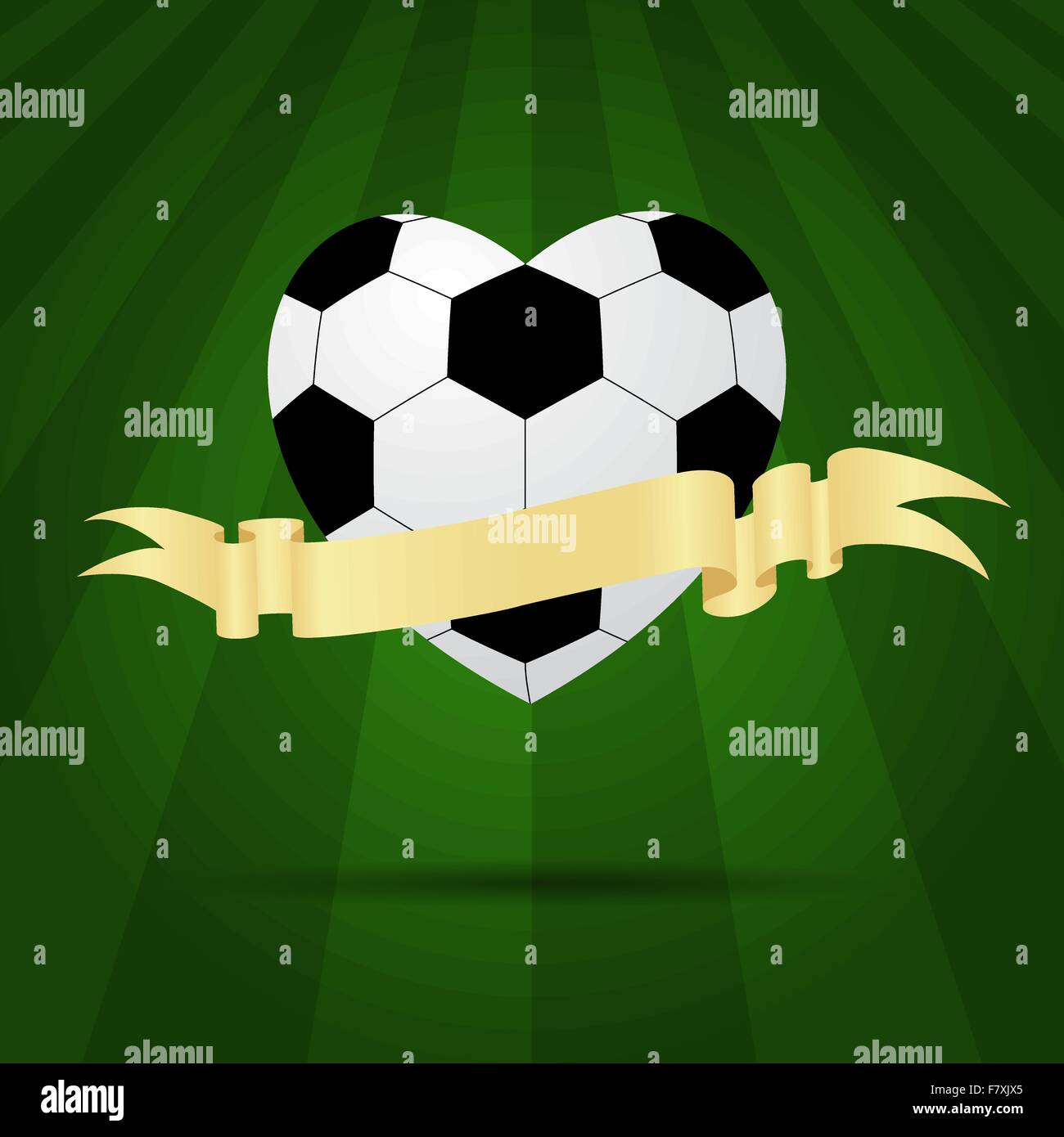 Heart soccer illustration hi-res stock photography and images - Alamy