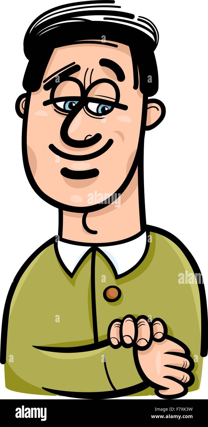 happy man cartoon illustration Stock Vector Image & Art - Alamy