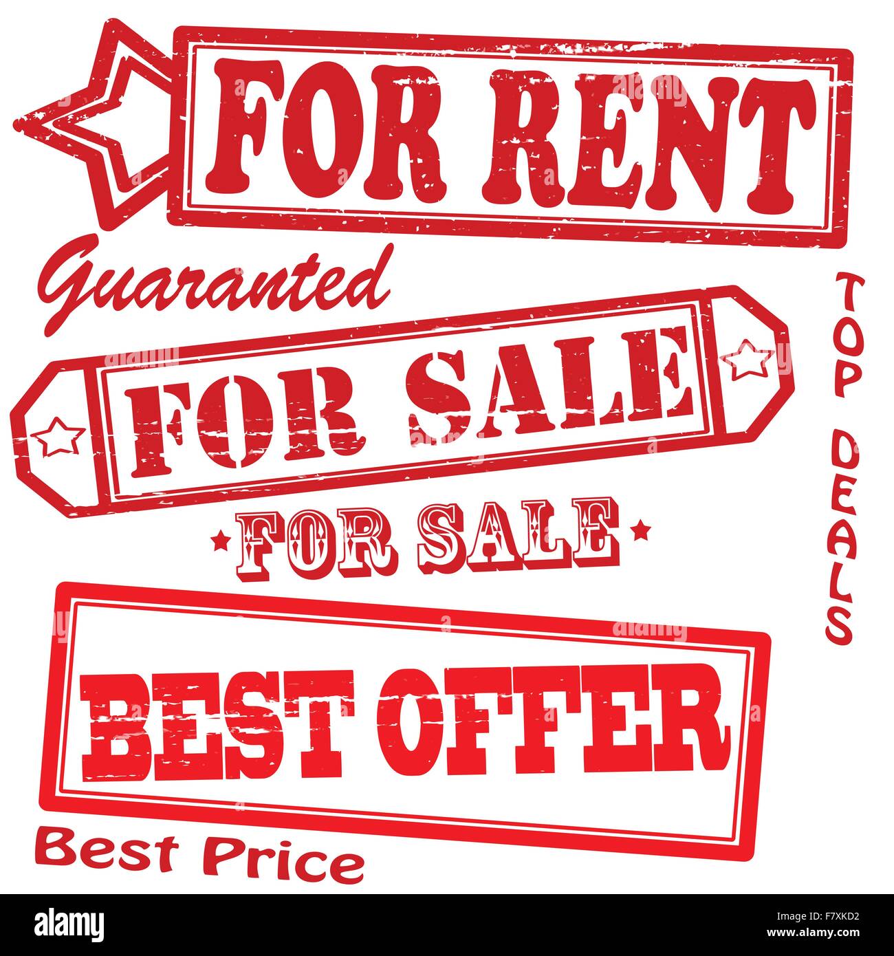 Set of stamps Stock Vector Image & Art - Alamy