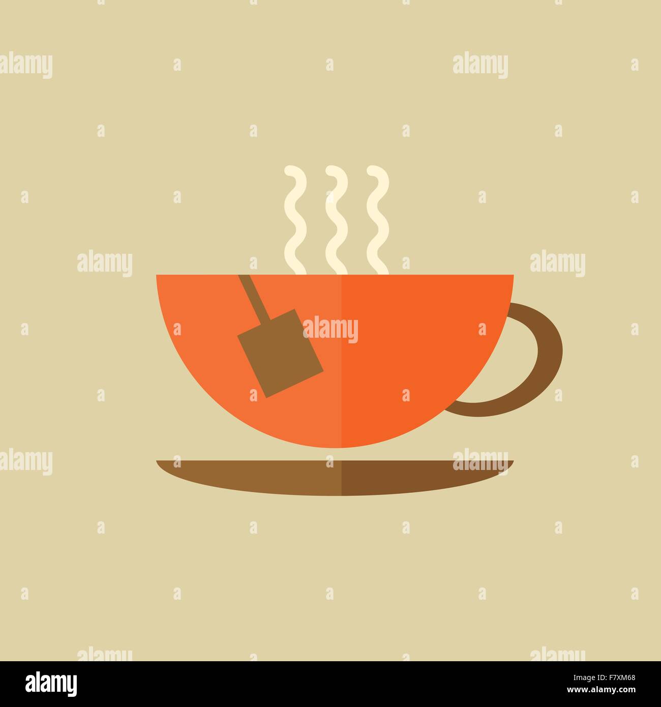 Icon tea drink Stock Vector Images - Alamy