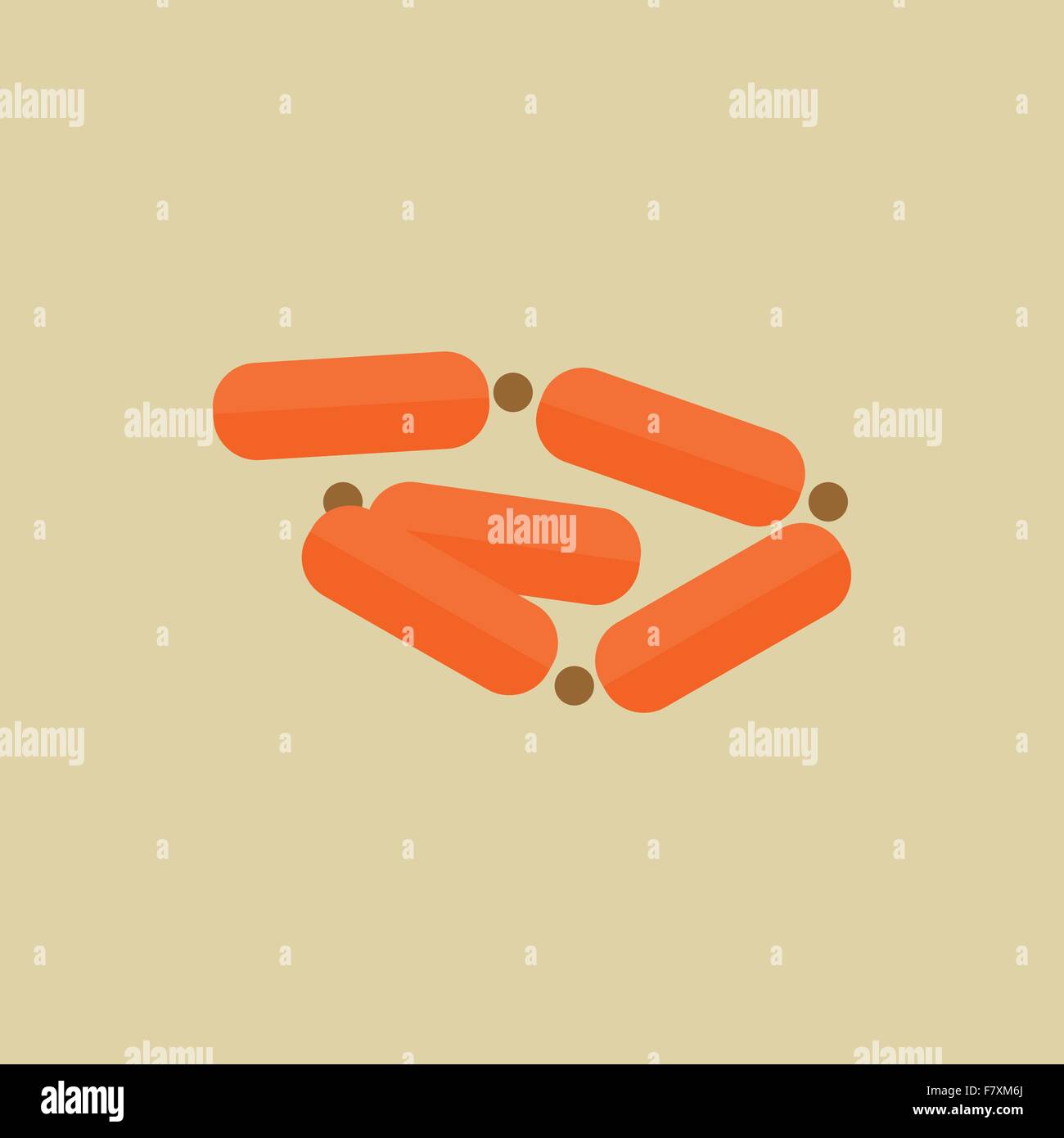 Cured meat Stock Vector Images - Alamy