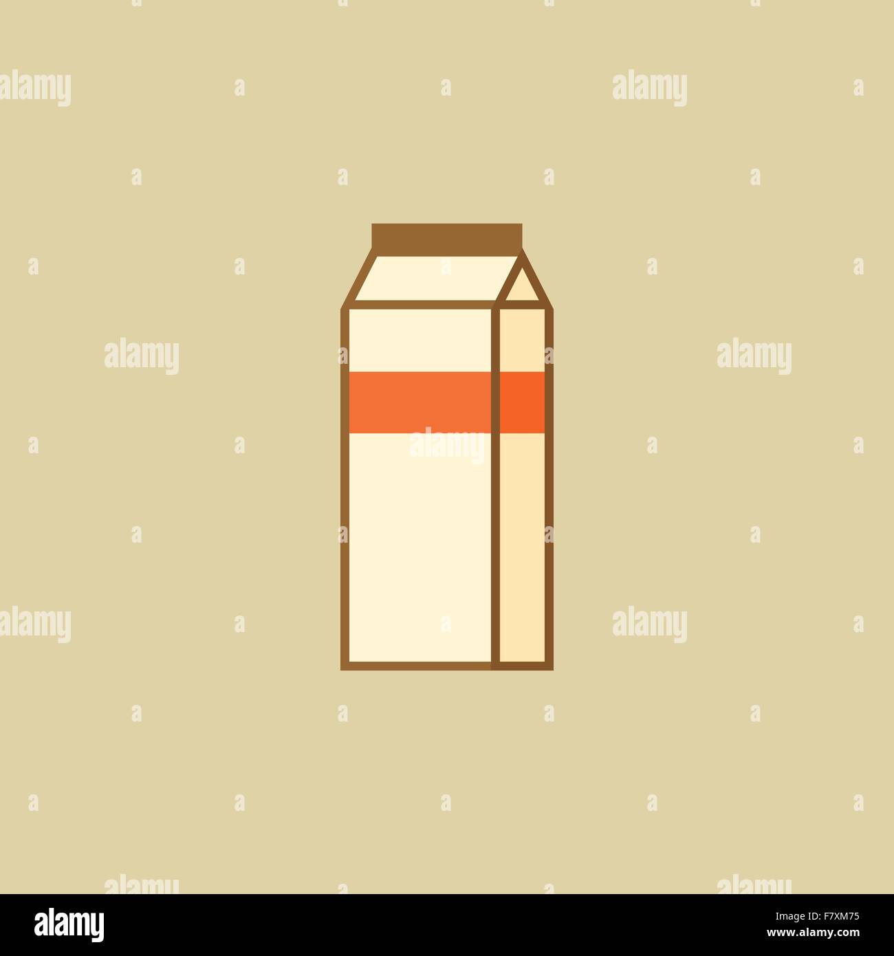 Packaging milk dairy beverage Stock Vector Images - Alamy