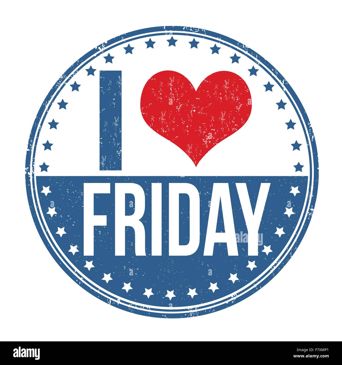 I love friday stamp Stock Vector Image & Art - Alamy