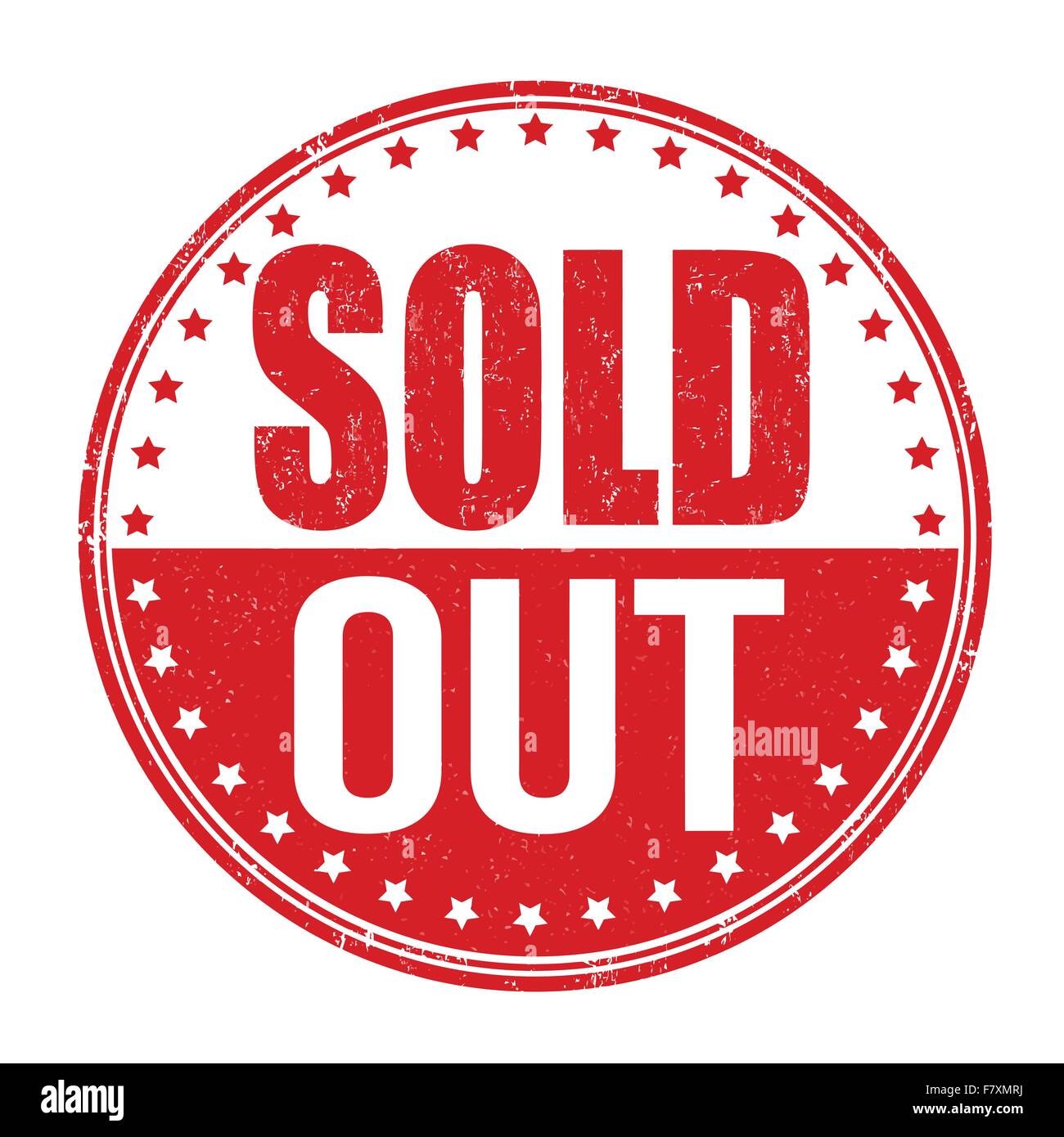 Sold out stamp Stock Vector Image & Art - Alamy