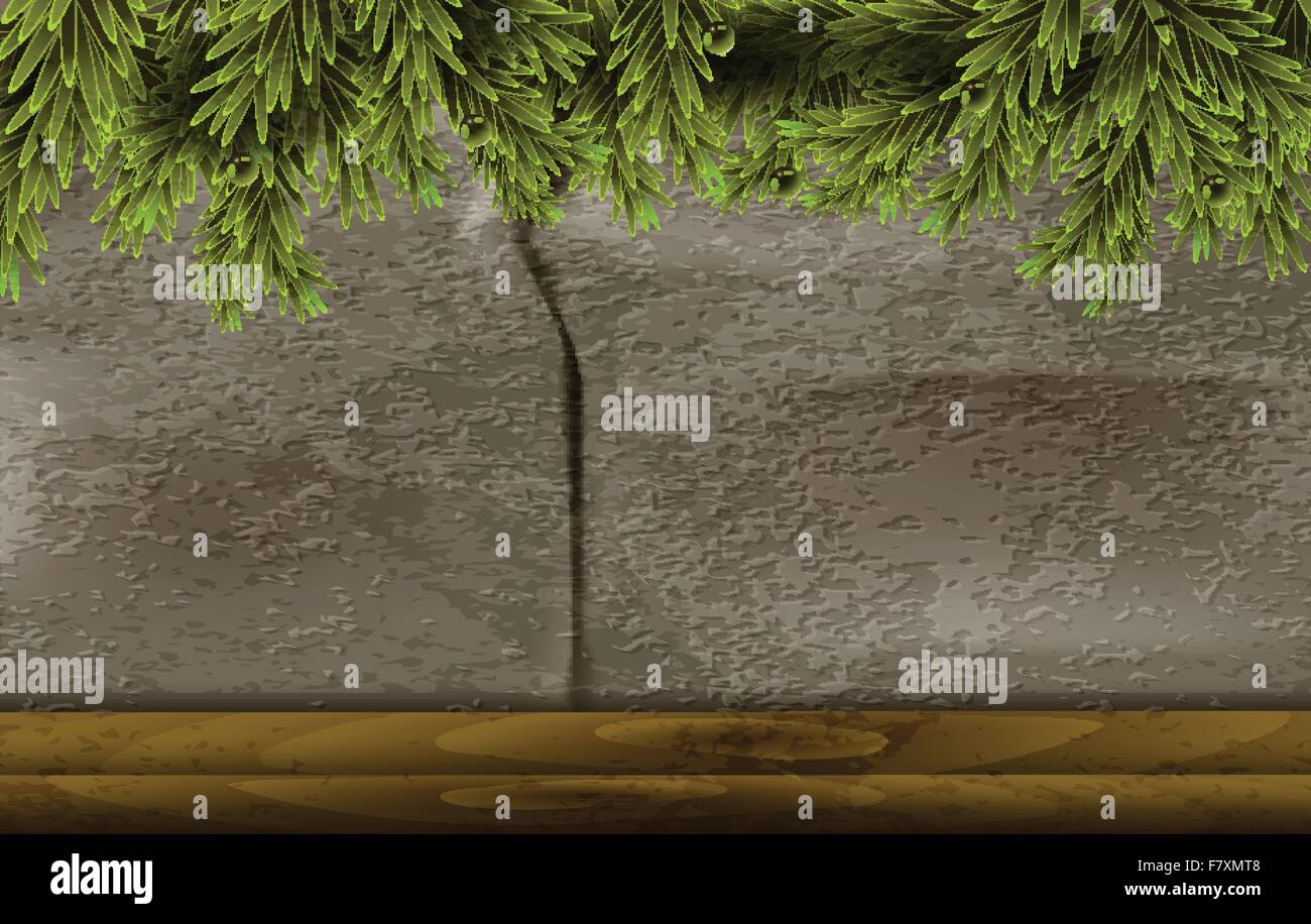 White christmas tree green Stock Vector Images - Alamy