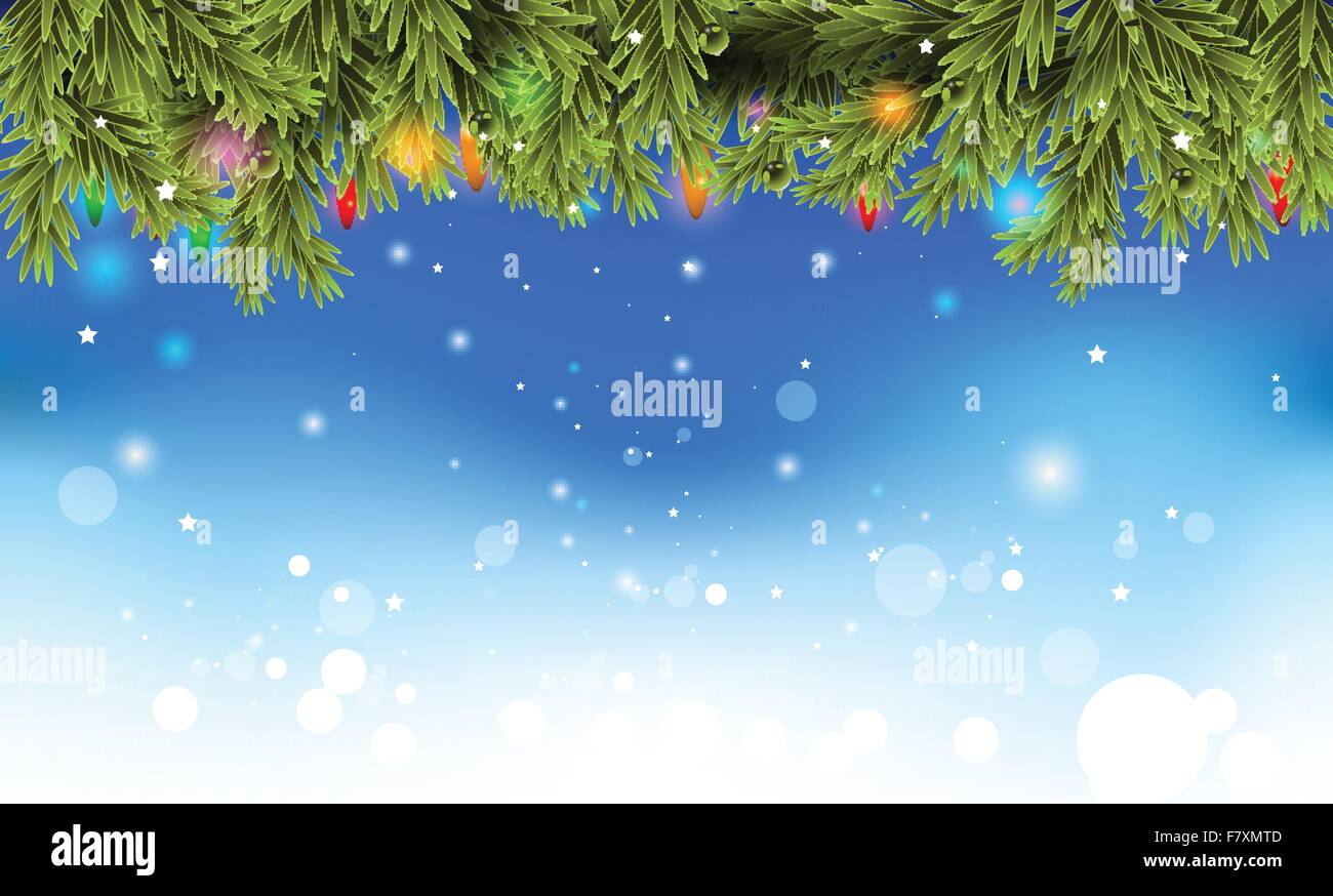 White christmas tree green Stock Vector Images - Alamy