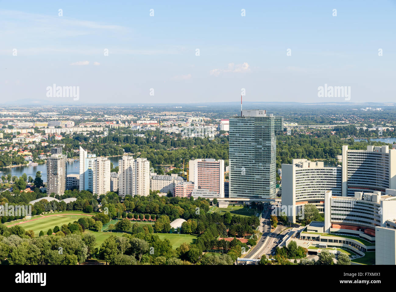 Panoramic skyline vienna hi-res stock photography and images - Alamy