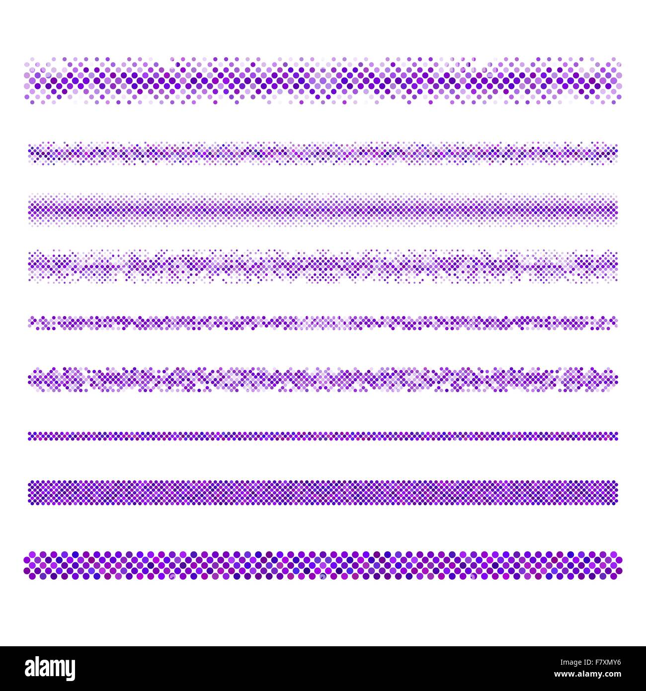 Design elements - purple page divider line set Stock Vector Image & Art ...