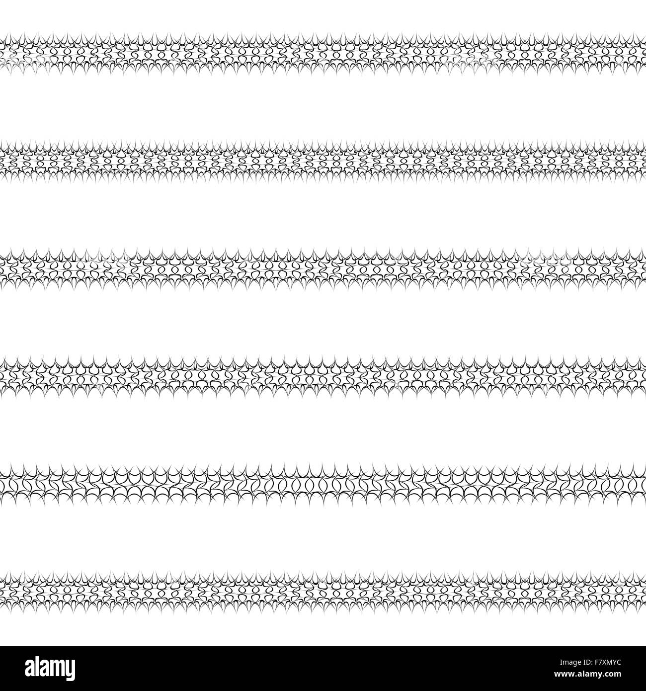 Ornamental text line divider design set Stock Vector Image & Art - Alamy