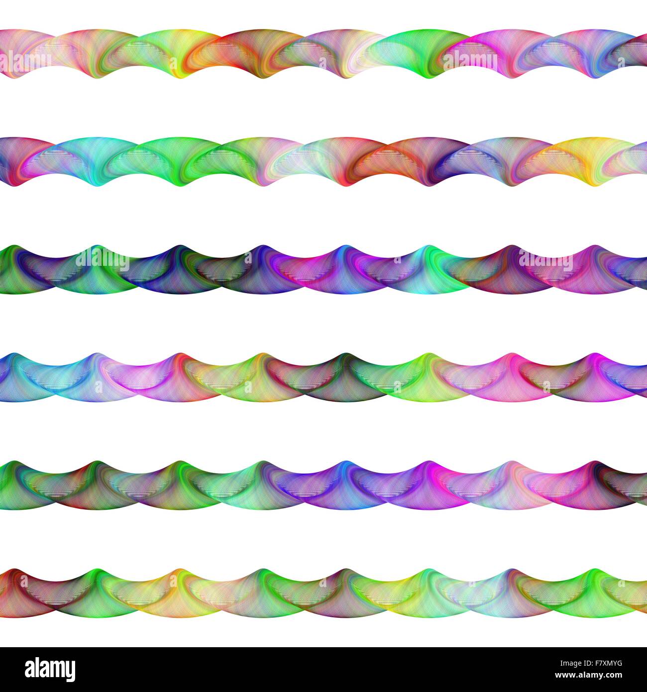Colorful ornamental line divider design set Stock Vector Image & Art ...