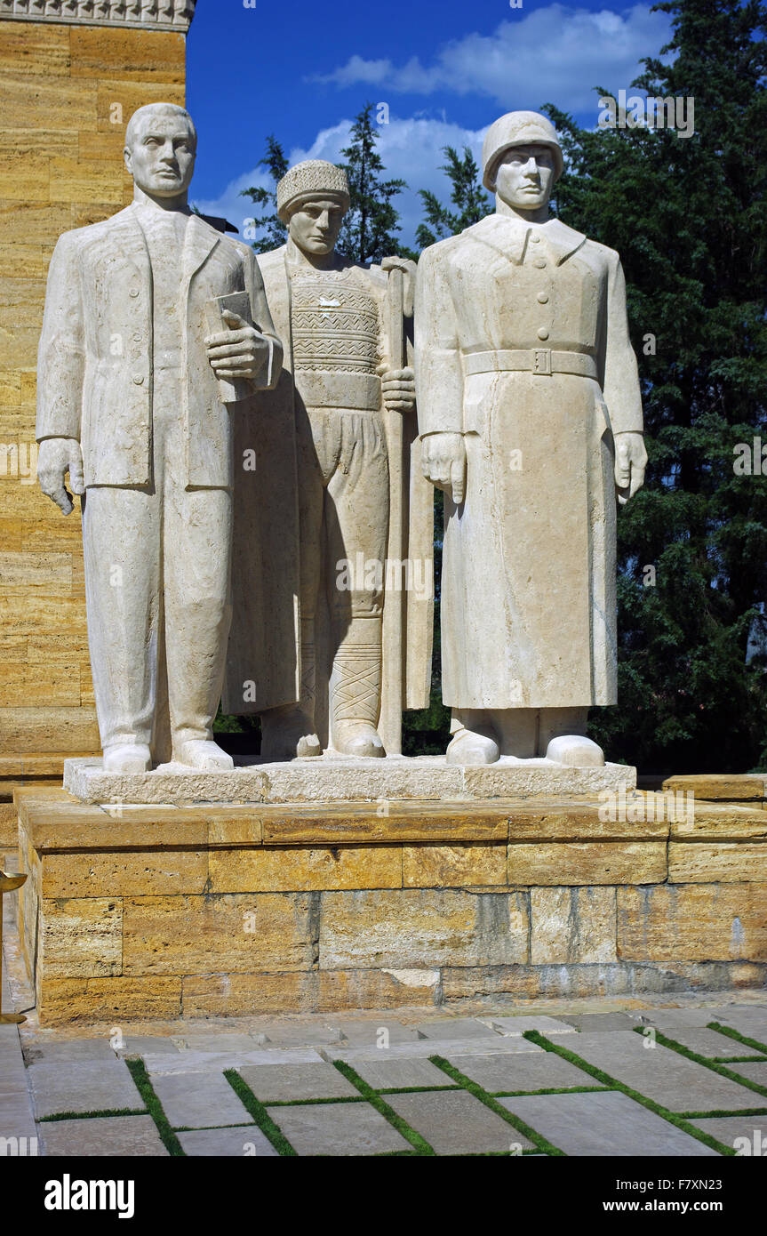 Ankara ataturk statue hi-res stock photography and images - Alamy