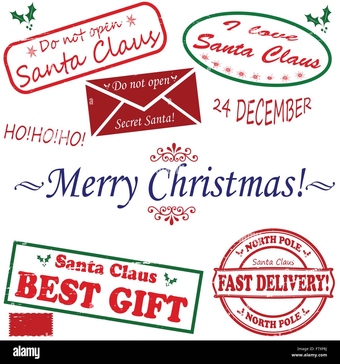 Set of stamps Stock Vector Image & Art - Alamy