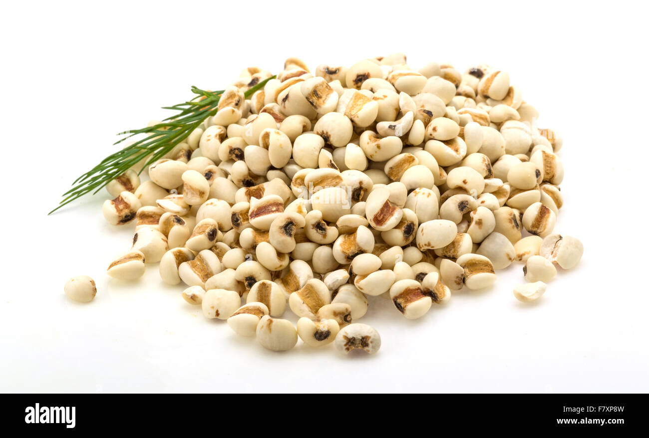 Dry soya beans heap isolated Stock Photo - Alamy