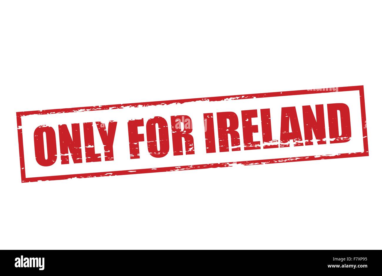 Only for Ireland Stock Vector Image & Art - Alamy