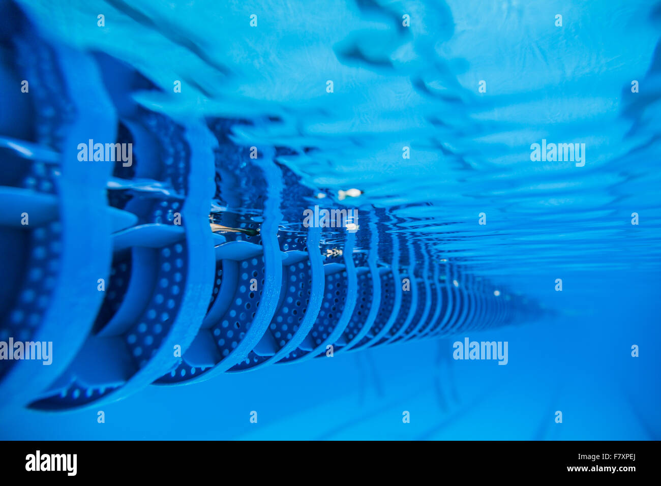 Plastic Swimming Pool Floating Wave-Breaking Lane Line detail from ...