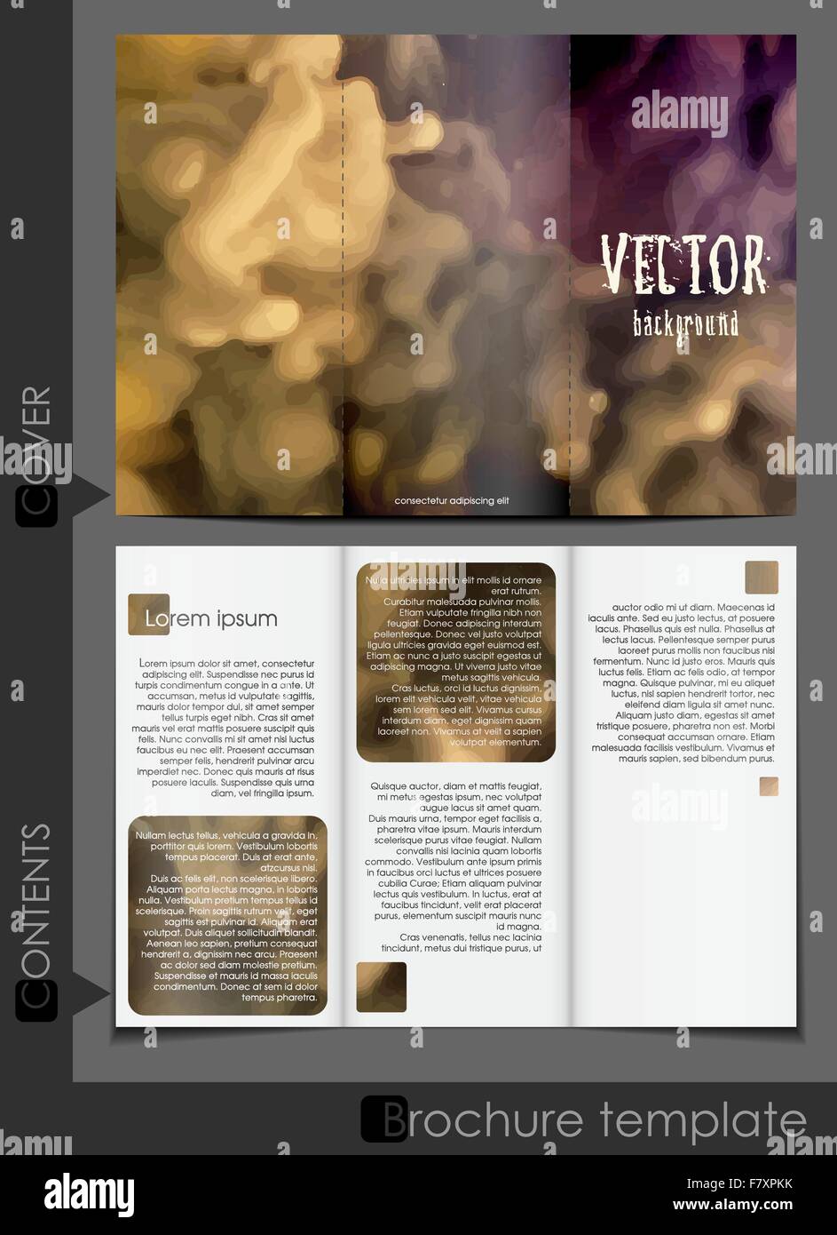 Presentation brochure art colour Stock Vector Images - Alamy