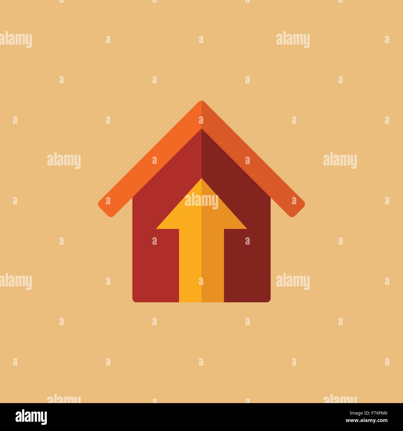 Yellow real estate sign Stock Vector Images - Alamy
