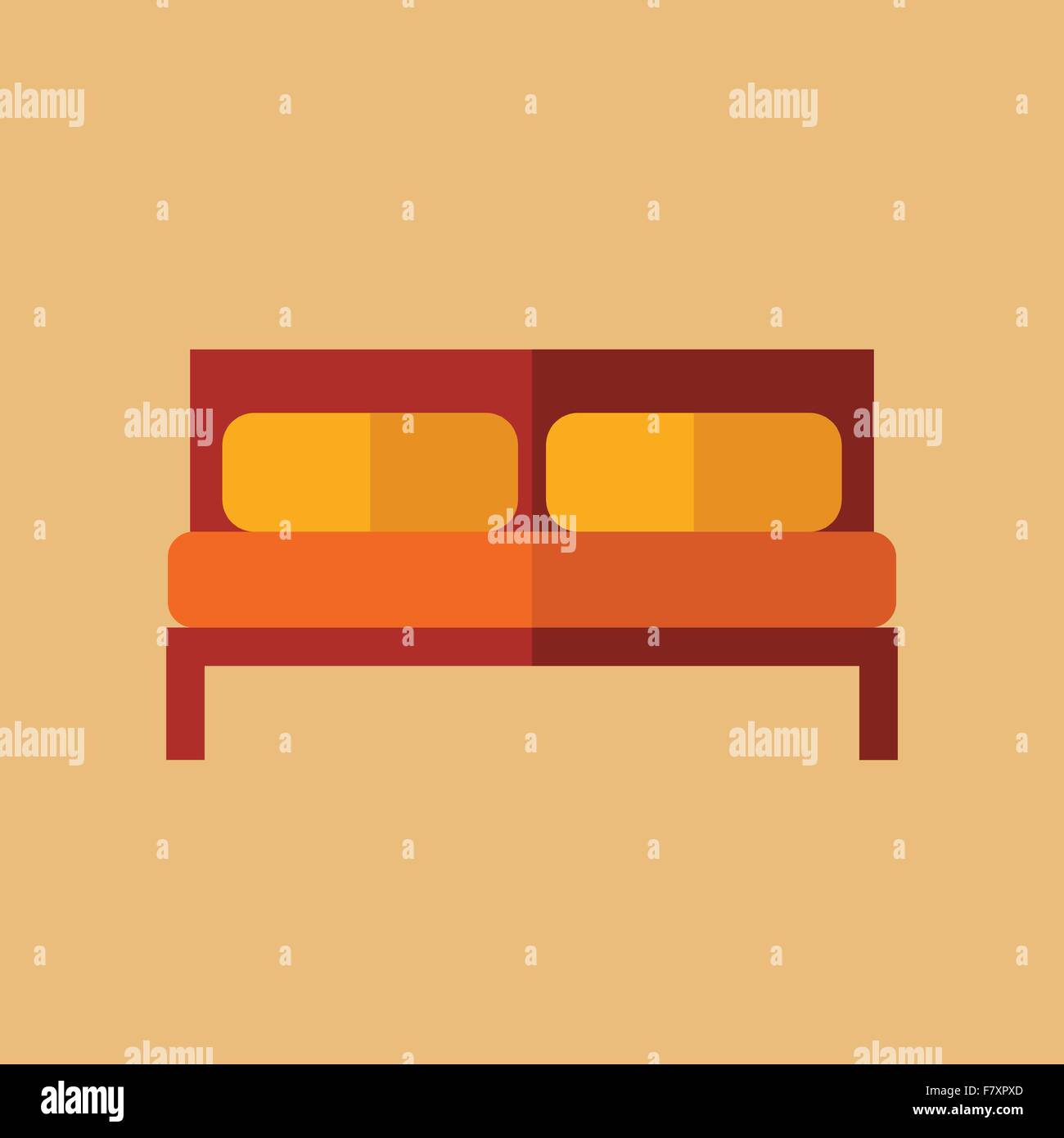 Real bed Stock Vector Images - Alamy